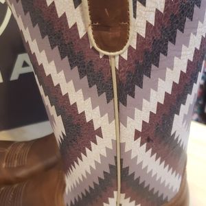 Ariat | Shoes | Amberpurple Aztec Western Boot | Poshmark